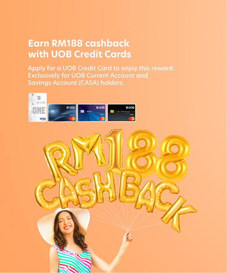 Earn cashback rewards with UOB Credit Cards. Special offer for UOB ...
