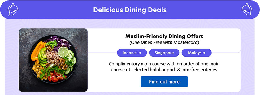 Deals across the region with UOB Mastercard | UOB Malaysia