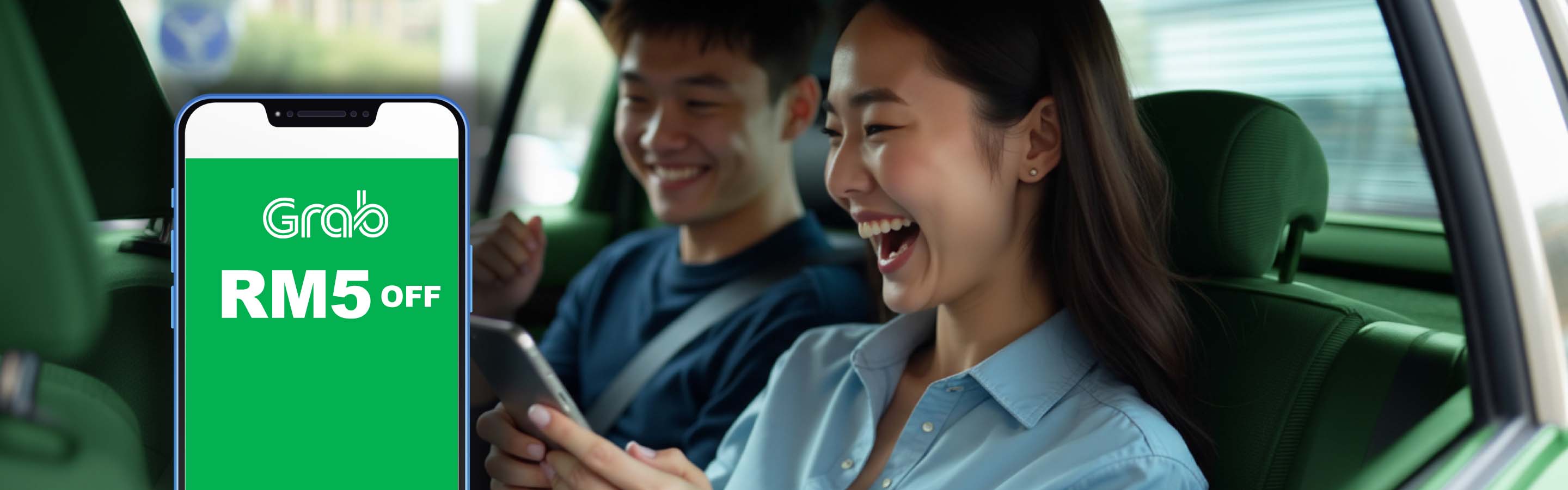 RM5 off GrabCar Rides on Grab | UOB Malaysia
