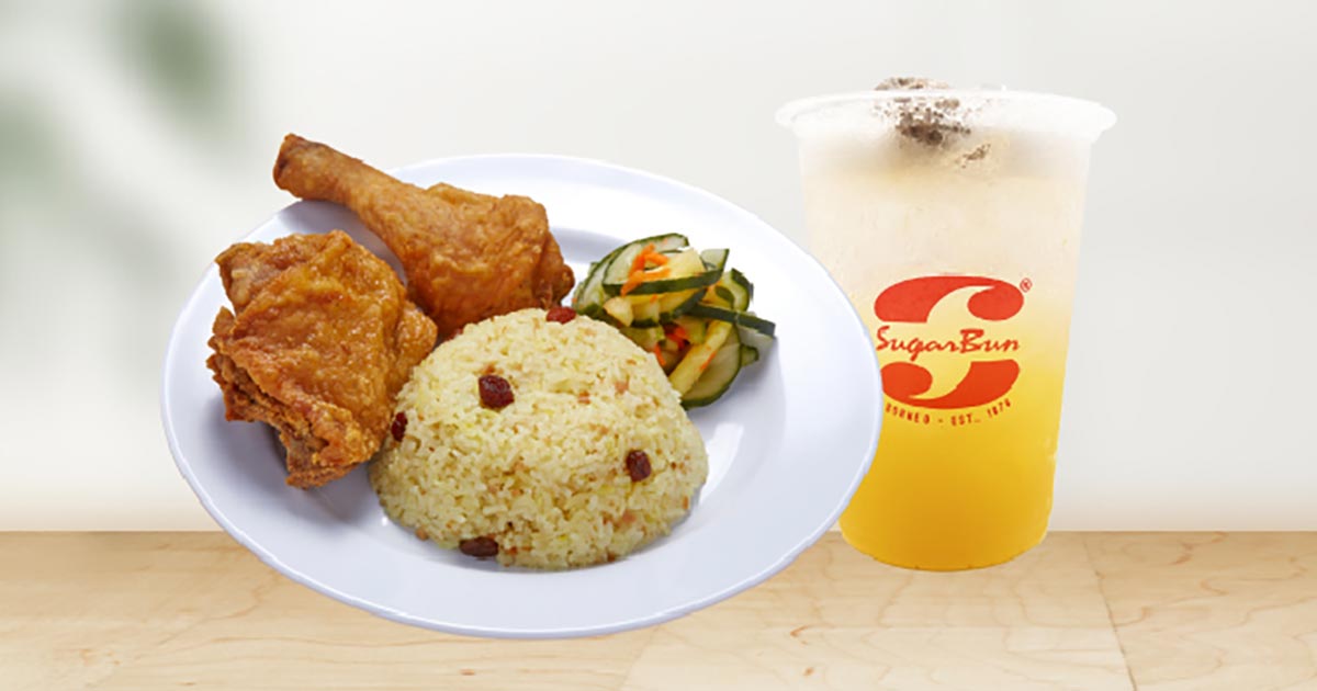 SugarBun Broasted Chicken set for RM15 at SugarBun | UOB Malaysia